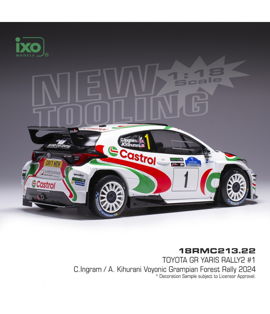 My Models - Toyota Yaris Rally2 - Ingram - Grampian 2024 - Ixo 1/18